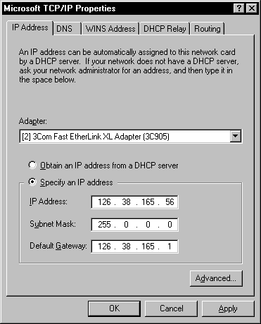 Chapter Eight: Installing and Configuring TCP/IP